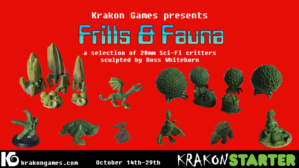 Krakon Games: Sci Fi Frills & Fauna Miniatures Kickstarter ...