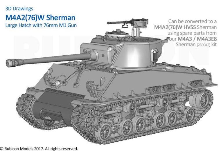 Rubicon Models: M4A2(76)W – Brückenkopf-Online.com – das Tabletop-Hobby ...