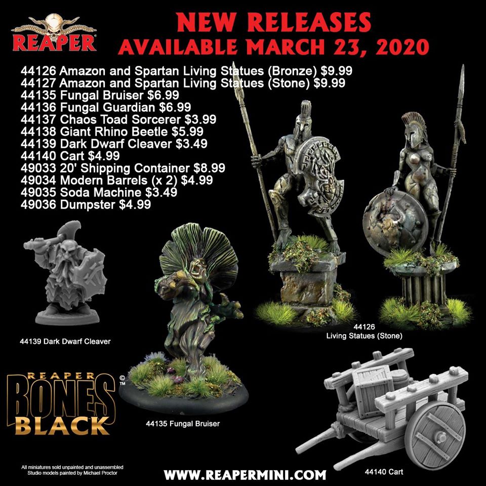 Reaper Miniatures: März Neuheiten – Brückenkopf-Online.com – das ...