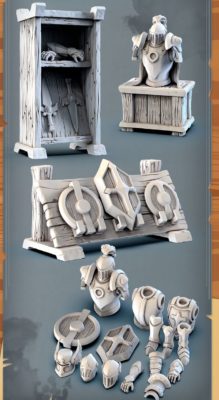 STL Miniatures: 3D Printable Fantasy NPC – Brückenkopf-Online.com – das ...