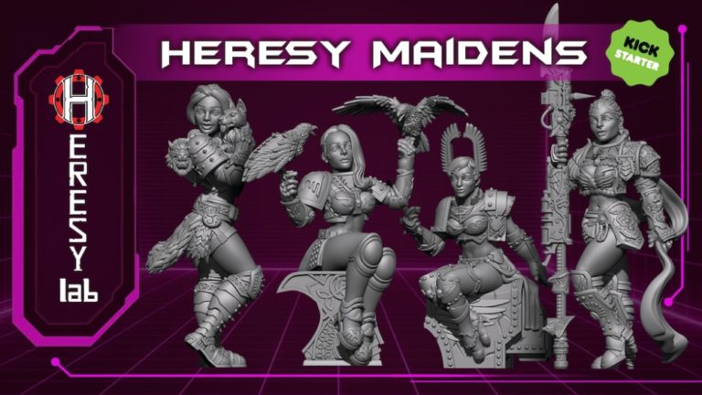 HeresyLab: Heresy Maidens Kickstarter – Brückenkopf-Online.com – das Tabletop-Hobby Portal