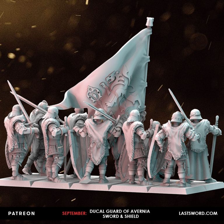 Last Sword Miniatures: Ducal Guard of Avernia – Brückenkopf-Online.com ...