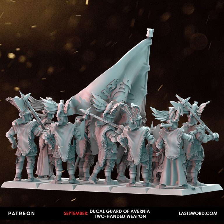 Last Sword Miniatures: Ducal Guard of Avernia – Brückenkopf-Online.com ...