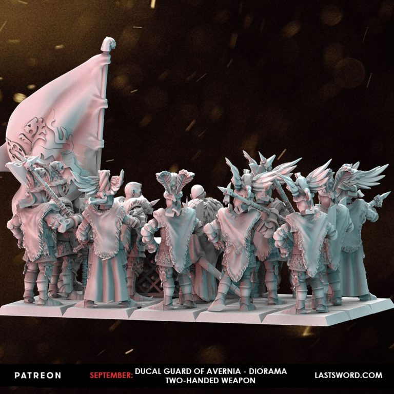 Last Sword Miniatures: Ducal Guard of Avernia – Brückenkopf-Online.com ...