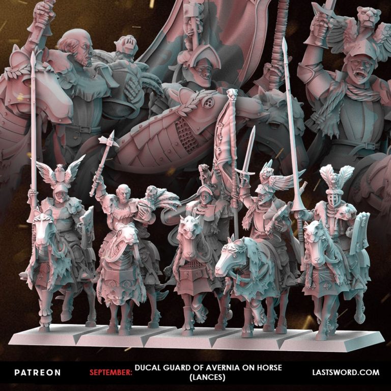 Last Sword Miniatures: Ducal Guard of Avernia – Brückenkopf-Online.com ...