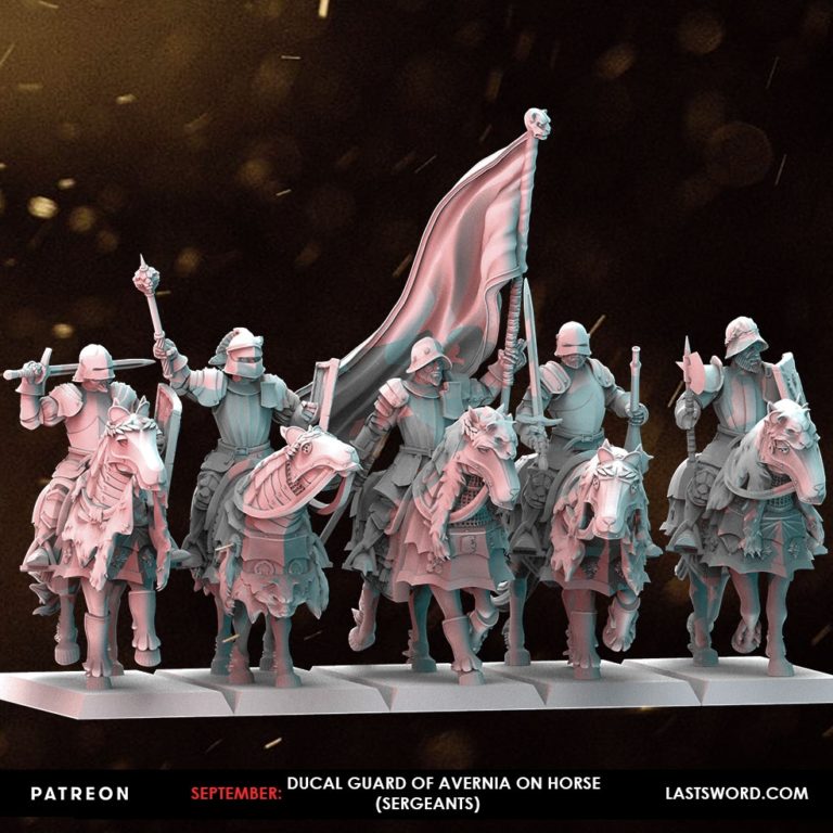 Last Sword Miniatures: Ducal Guard of Avernia – Brückenkopf-Online.com ...