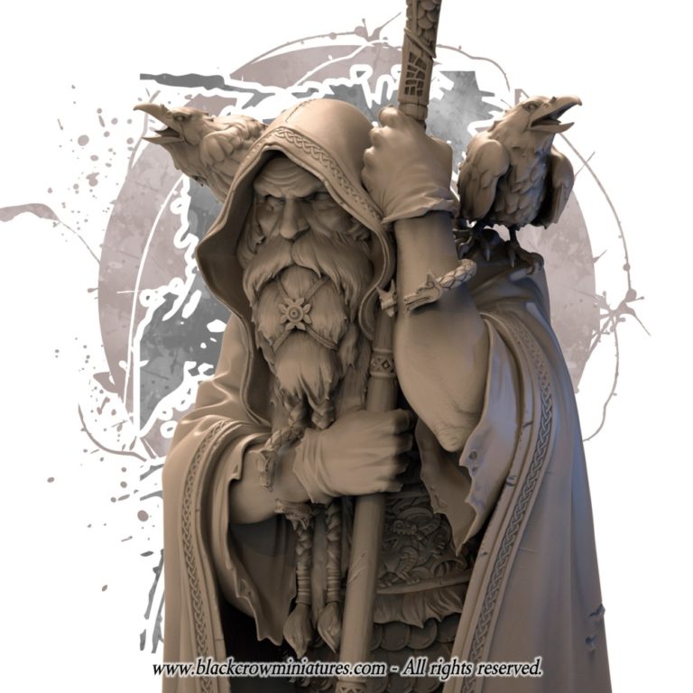 Black Crow Miniatures: Odin – Brückenkopf-Online.com – das Tabletop ...