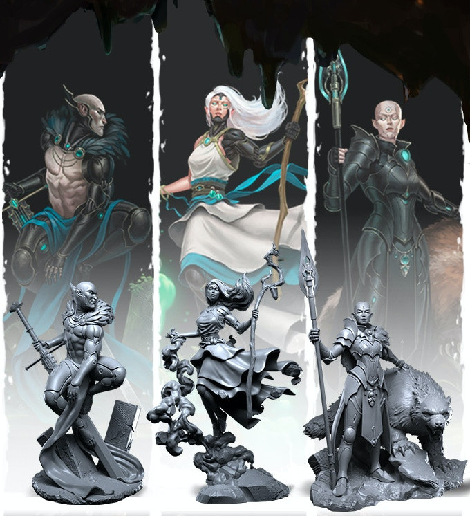 Champions of Sona: 75mm Resin Miniatures Kickstarter – Brückenkopf ...