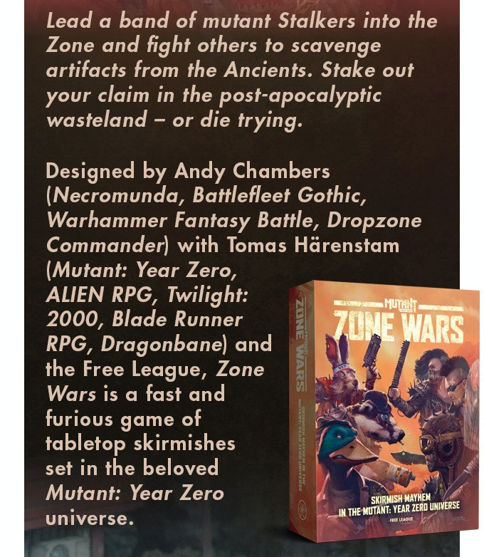 Zone Wars: Mutant Year Zero Kickstarter – Brückenkopf-Online.com – das ...