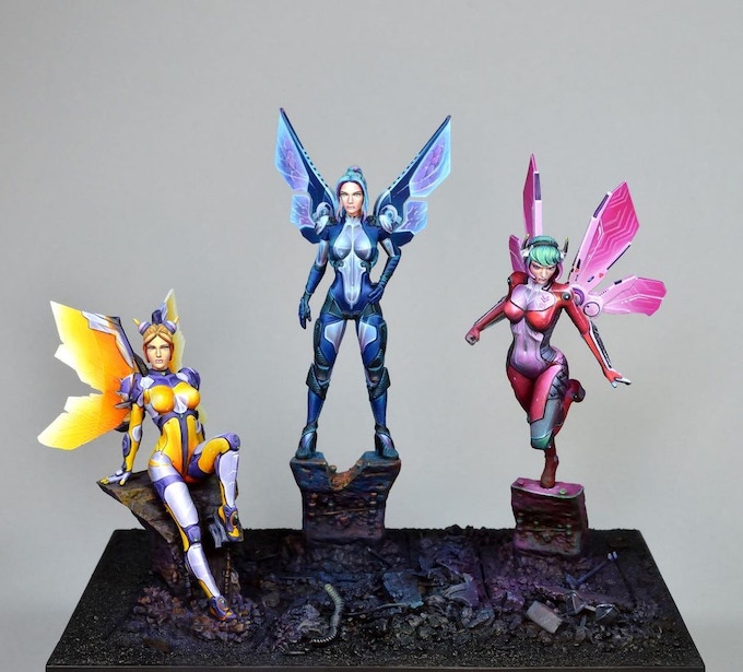 OM Cyber Belles Set Ourboros Miniature – Brückenkopf-Online.com – das ...