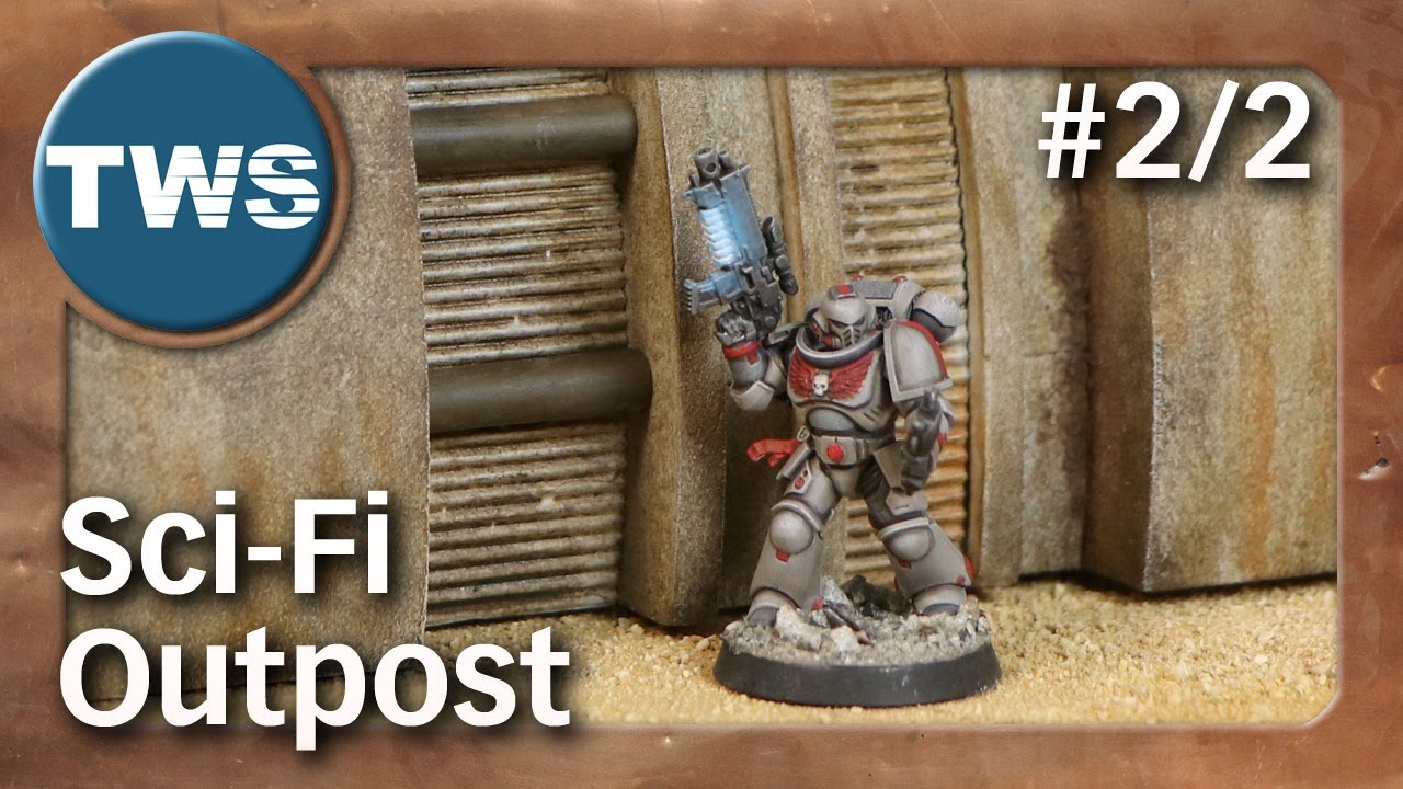 Tabletop Workshop: Sci-Fi-Outpost bemalen – Brückenkopf-Online.com – das Tabletop-Hobby Portal