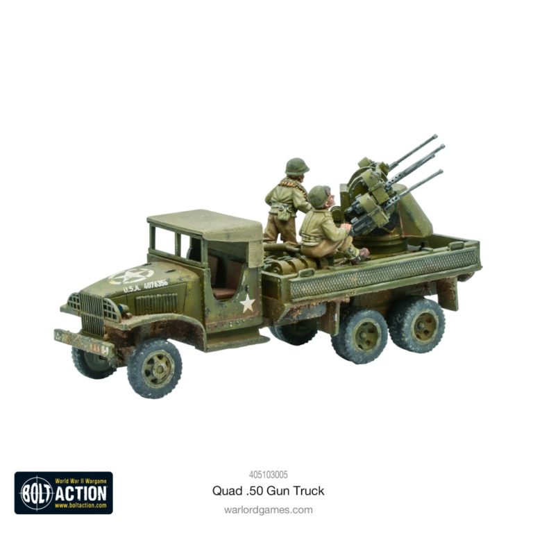 Bolt Action: Quad 50 Gun Truck & M51 Multiple Machine Gun Carriage ...