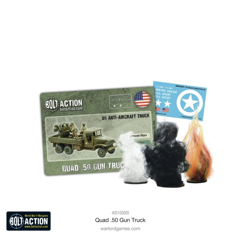 Bolt Action: Quad 50 Gun Truck & M51 Multiple Machine Gun Carriage ...