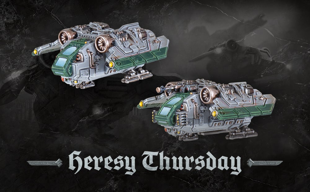 Horus Heresy: Arvus Lighter für Legions Imperialis – Brückenkopf-Online ...