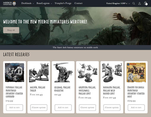Mierce Miniatures: Großer Sale im neuen Webstore – Brückenkopf-Online ...