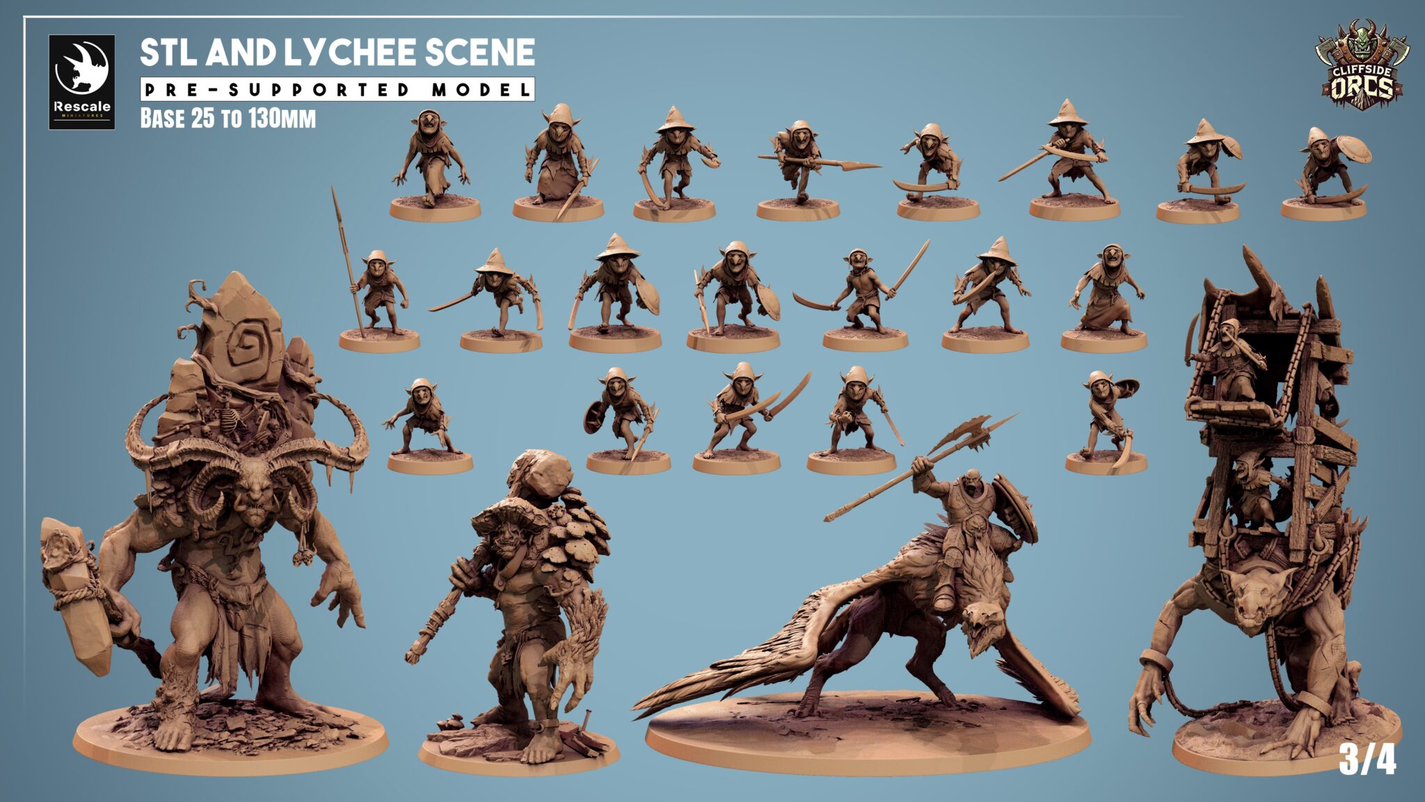 Rescale Miniatures: Cliffside Orcs – January 2025 – Brückenkopf-Online ...