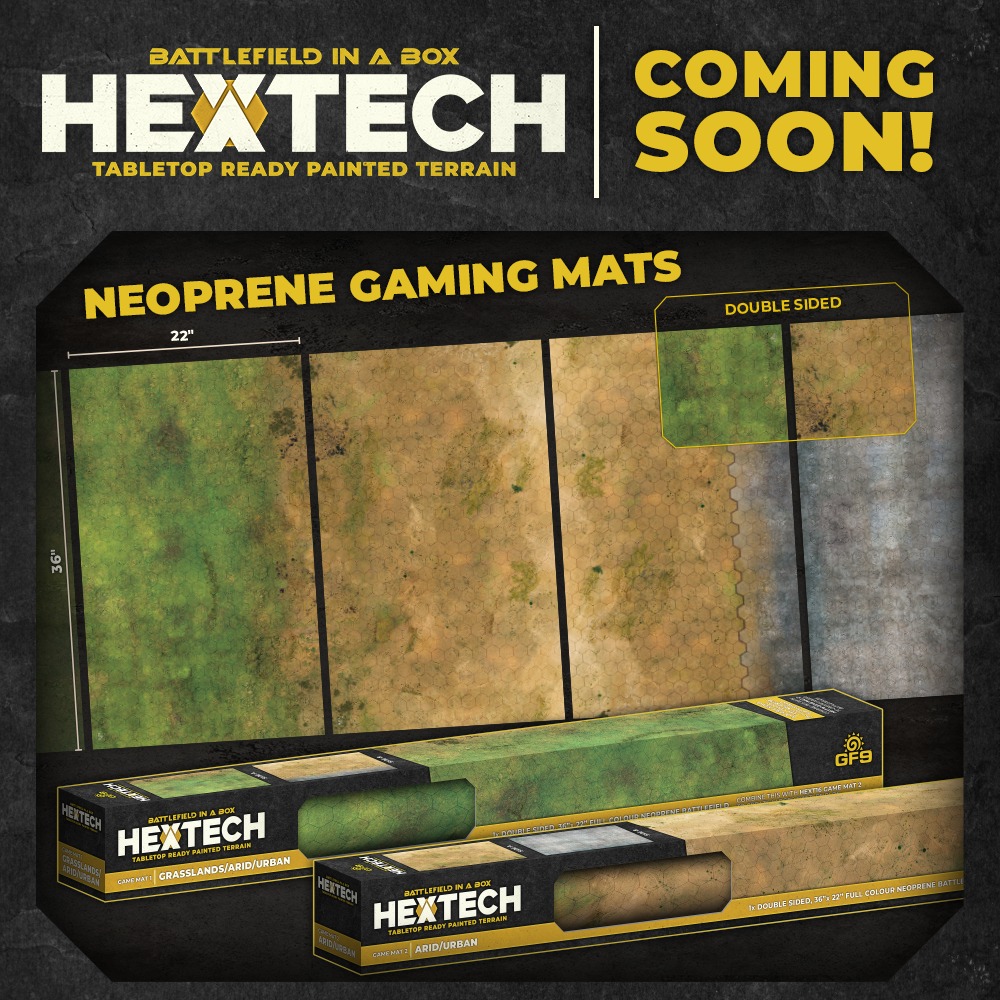 Gale Force Nine: Hexfeld Neopren Spielmatten – Brückenkopf-Online.com ...