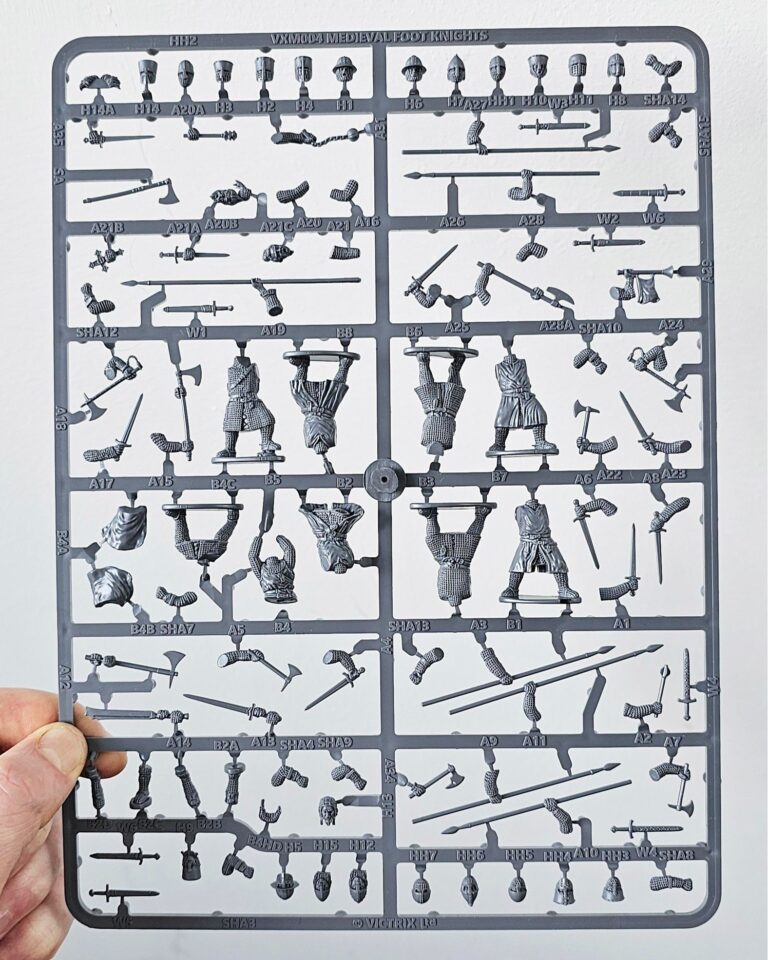 Victrix: Medieval Foot Knights Gussrahmen – Brückenkopf-Online.com ...